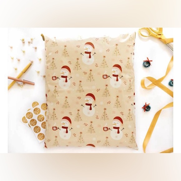 Office | 18 Snowman Christmas Poly Mailers 14x17 | Poshmark
